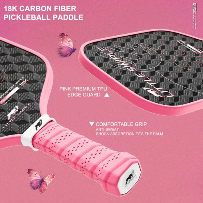 Little Simple 18K Carbon Fiber Pickleball Paddle - Paddlesshop