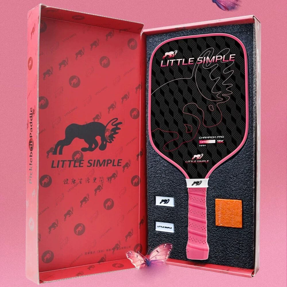 Little Simple 18K Carbon Fiber Pickleball Paddle - Paddlesshop