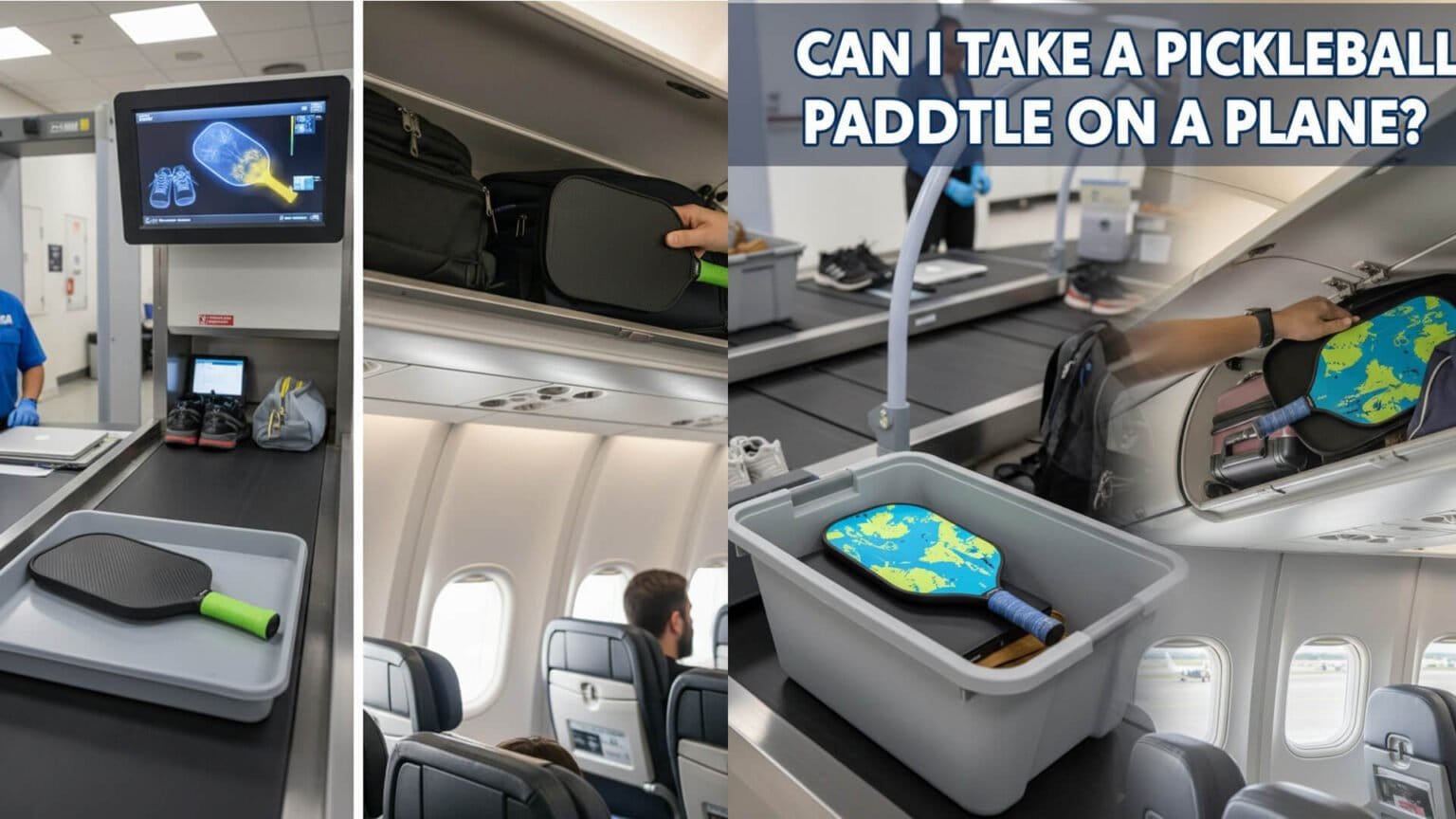 Can I Take a Pickleball Paddle on a Plane - Paddlesshop